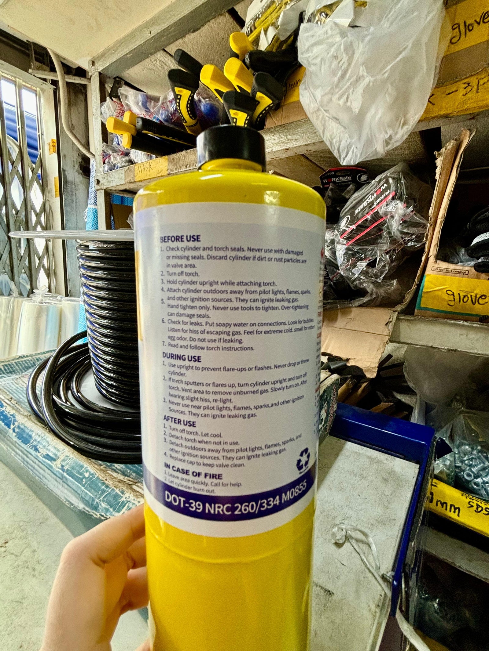 Aiko 100% MAPP Gas 14.1OZ/400G | Model : GAS-MAPPRO-A