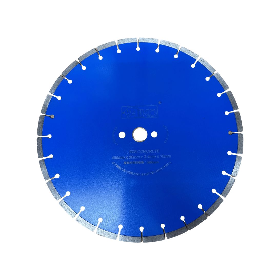 Aiko 16" Diamond Blade (Concrete Use) Blue Dia Hole 30.mm Thickness 3m