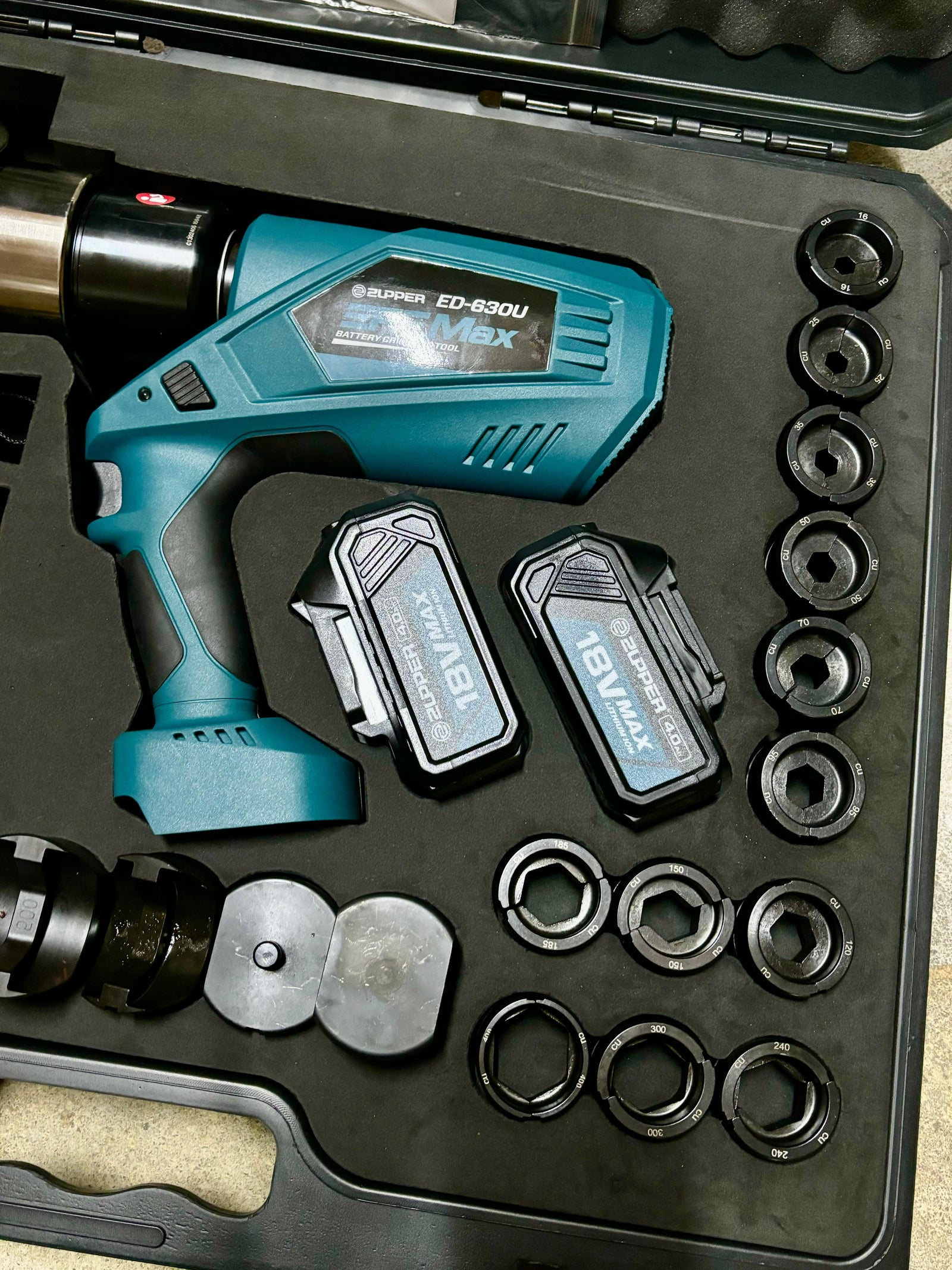 Aiko 18V Zupper Battery Powered Crimping Tools | Model : ED-630U