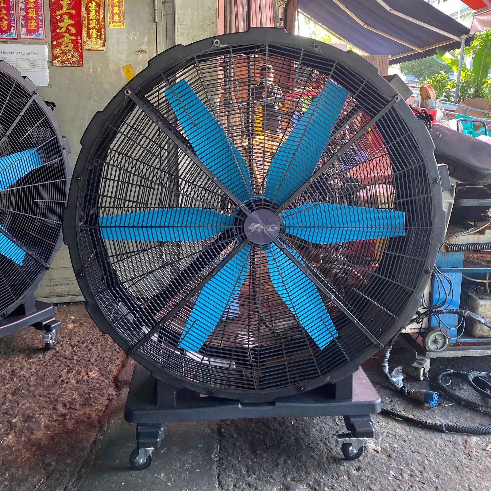 Aiko 240V Large Standing Round Fan 1250MM 750W | Model: BLR-DN-LS-F125