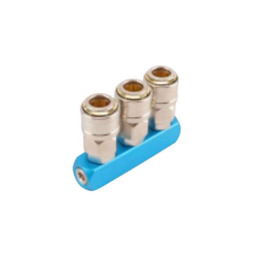 Aiko 3 Way Flat Quick Coupling - Quick Release | Model : QC-F3-QR