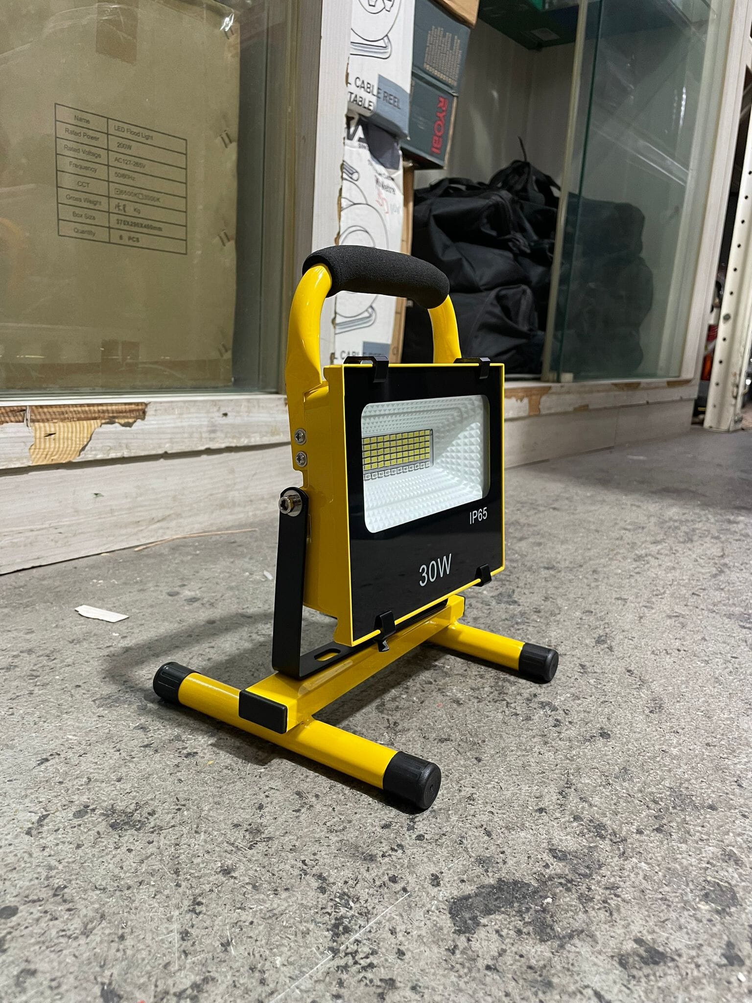 AIKO 30W LED Rechargeable Sport Lamp Flood Light | Model : LED-GYRLF30