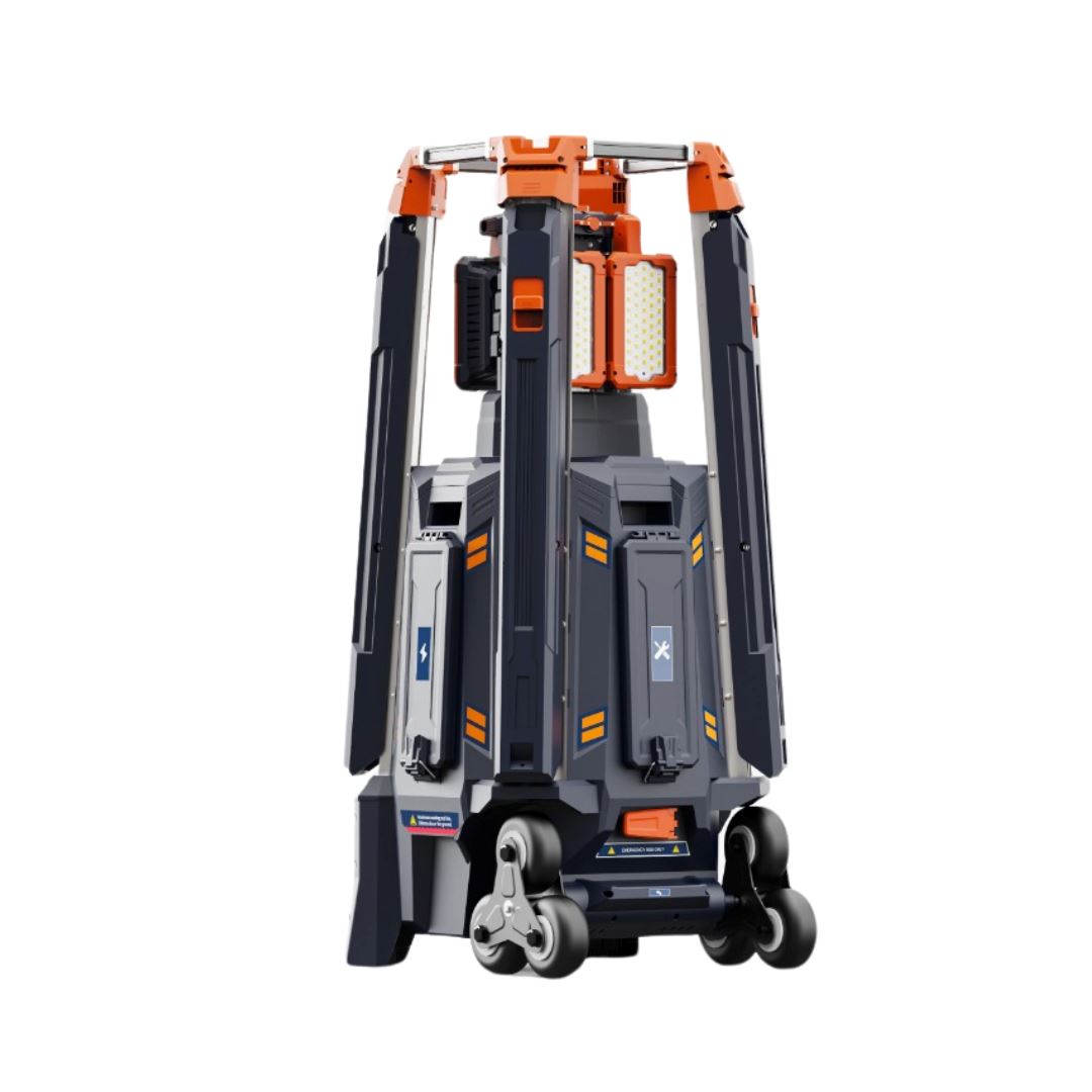 Aiko 4.2M Portable IP65 LI-ION Battery Powered Tower Light (3X Big Bat