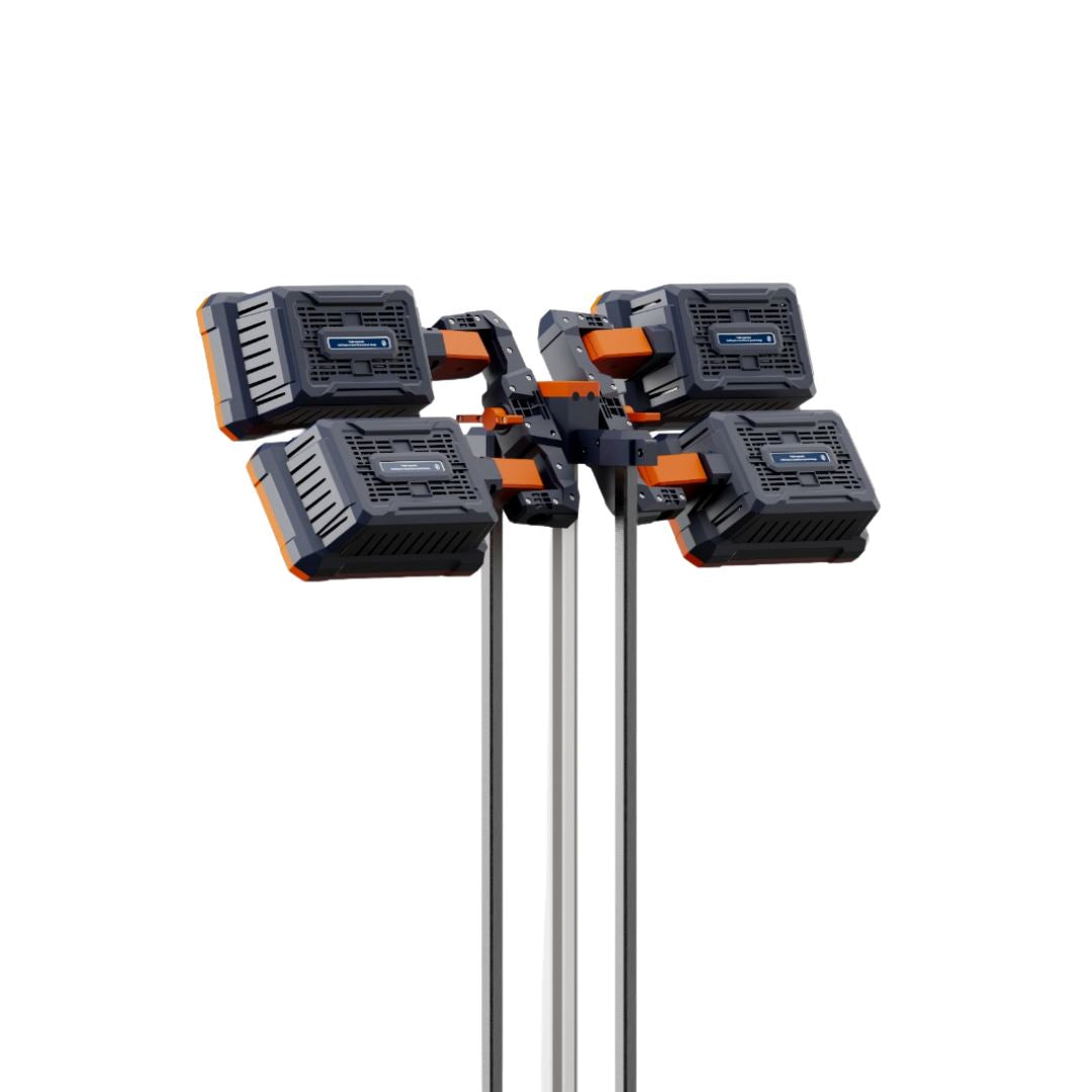 Aiko 4.2M Portable IP65 LI-ION Battery Powered Tower Light (3X Big Bat