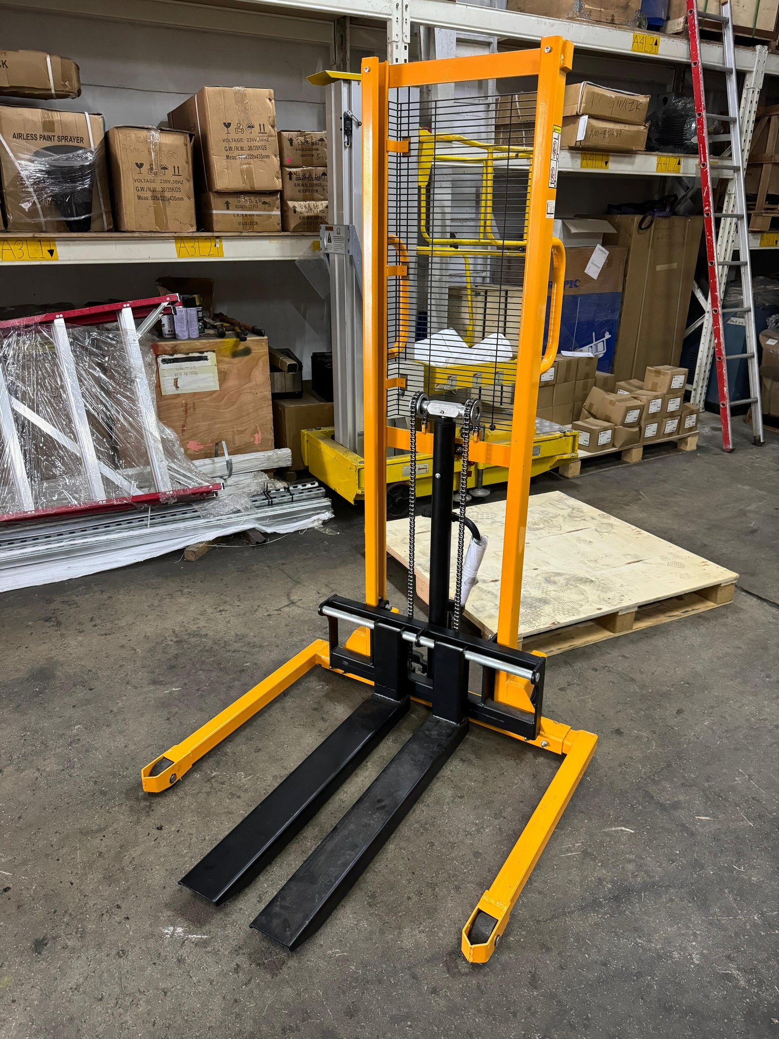 Aiko 500kg 80-1500mm Hand Stacker (Fork Adjustable) | Model : PT-WRSD-