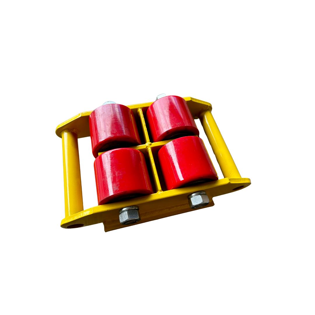 Aiko 6 Ton Heavy Duty Steering (Swivel) Roller Mover Skates with Nylon