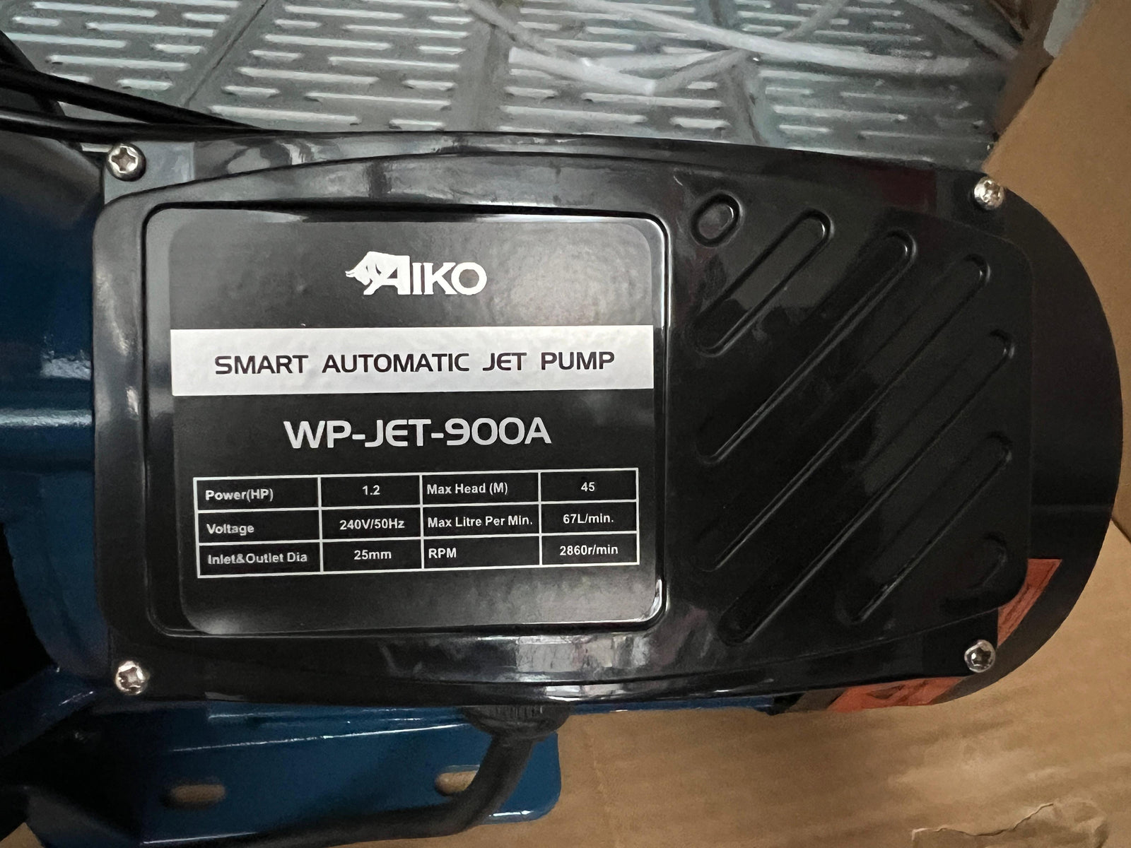 Aiko 900W 1" Automatic Self Priming Water Pump with 2L Tank | Model