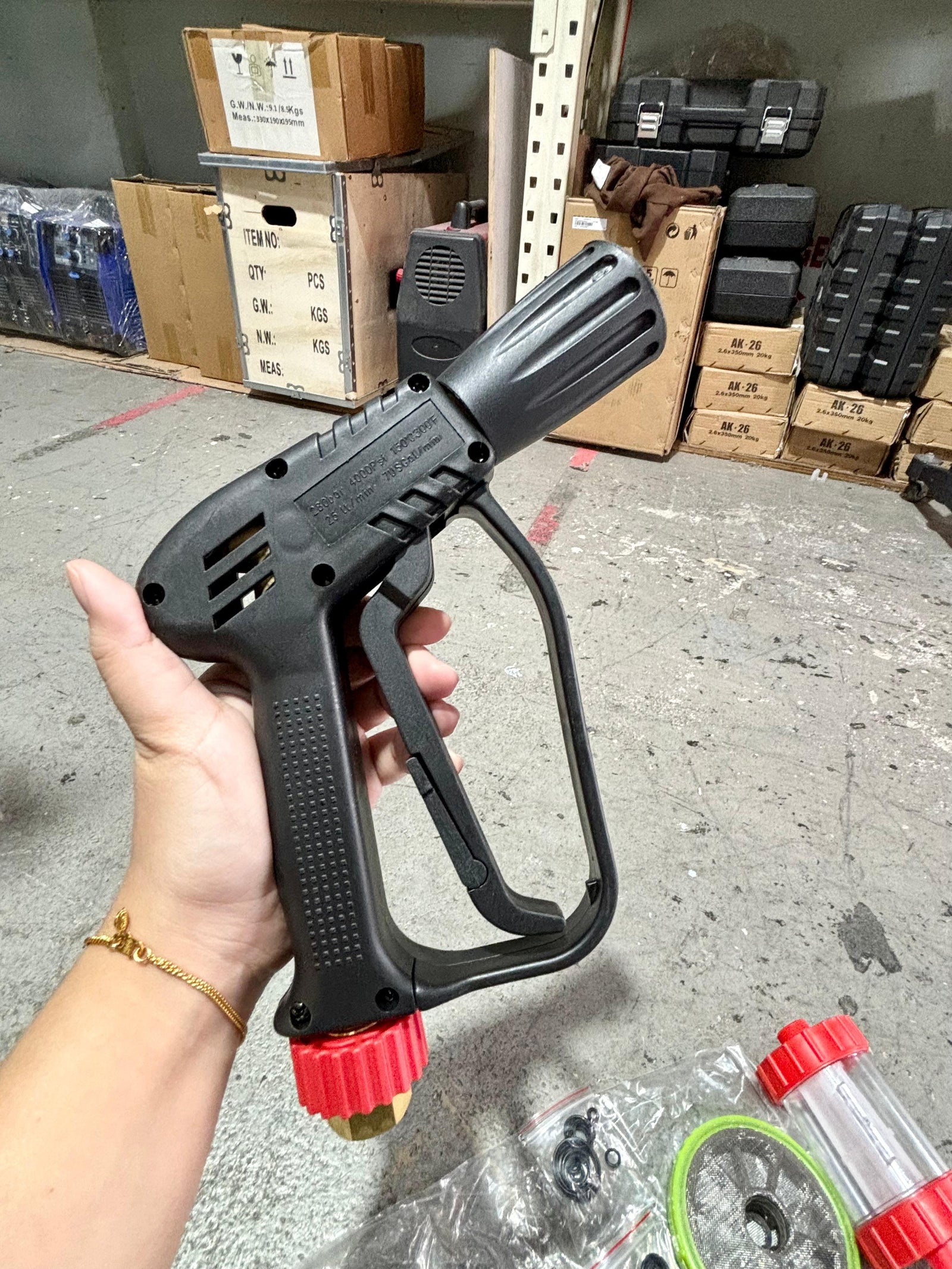 Aiko Diesel Engine 250Bar 10HP High Pressure Washer Pump C/W 10m Press