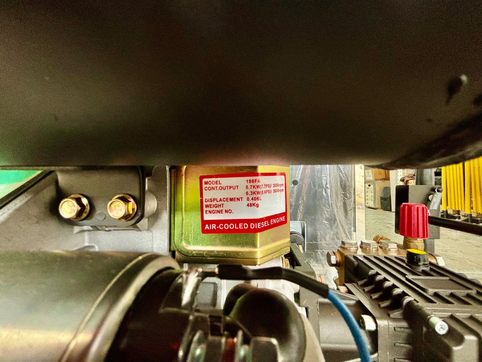 Aiko Diesel Engine 250Bar 10HP High Pressure Washer Pump C/W 10m Press