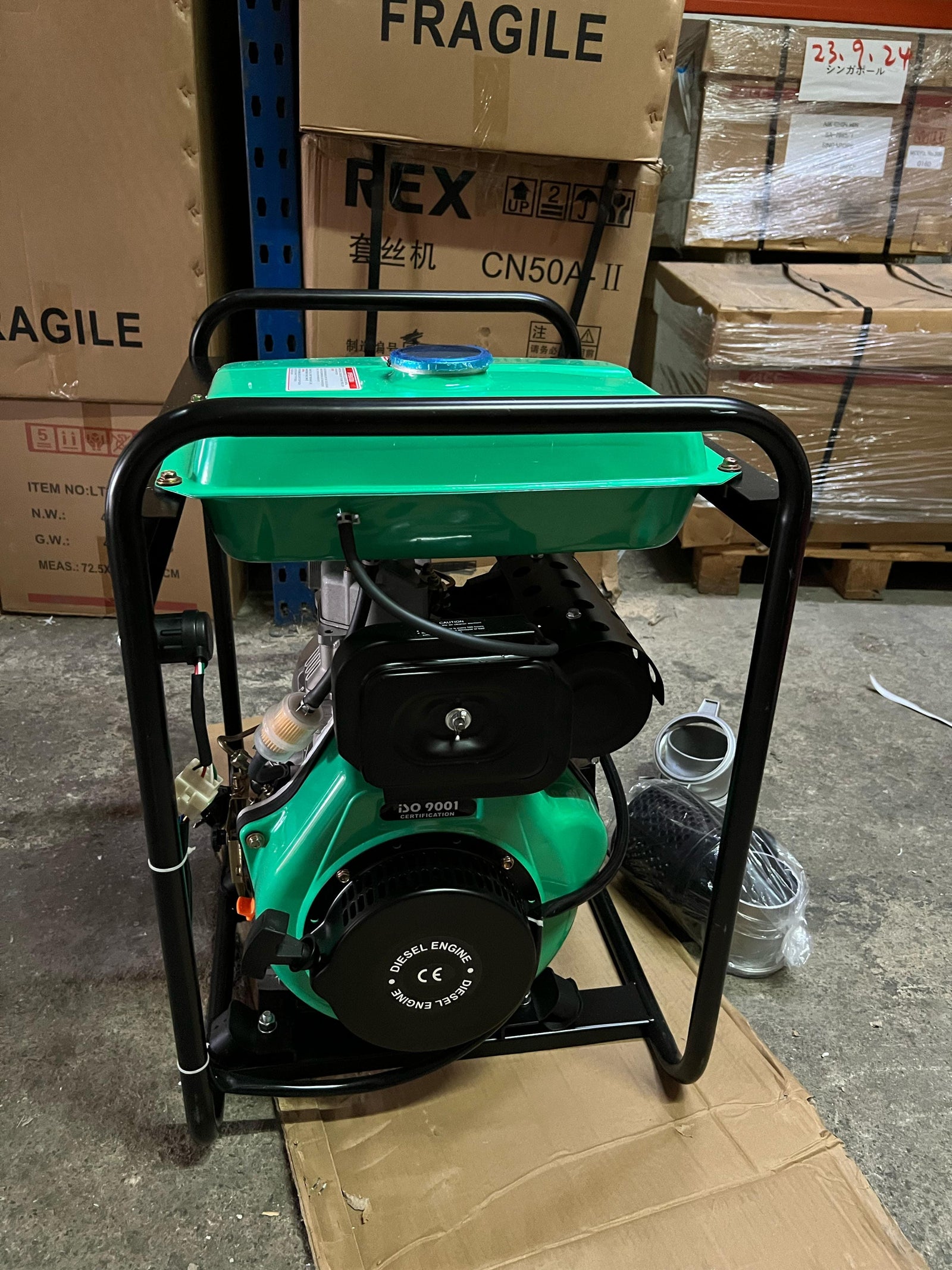 Aiko Diesel Water Pump 4" Engine 186FAE #WP40DLE | Model : WP-WP40DLE