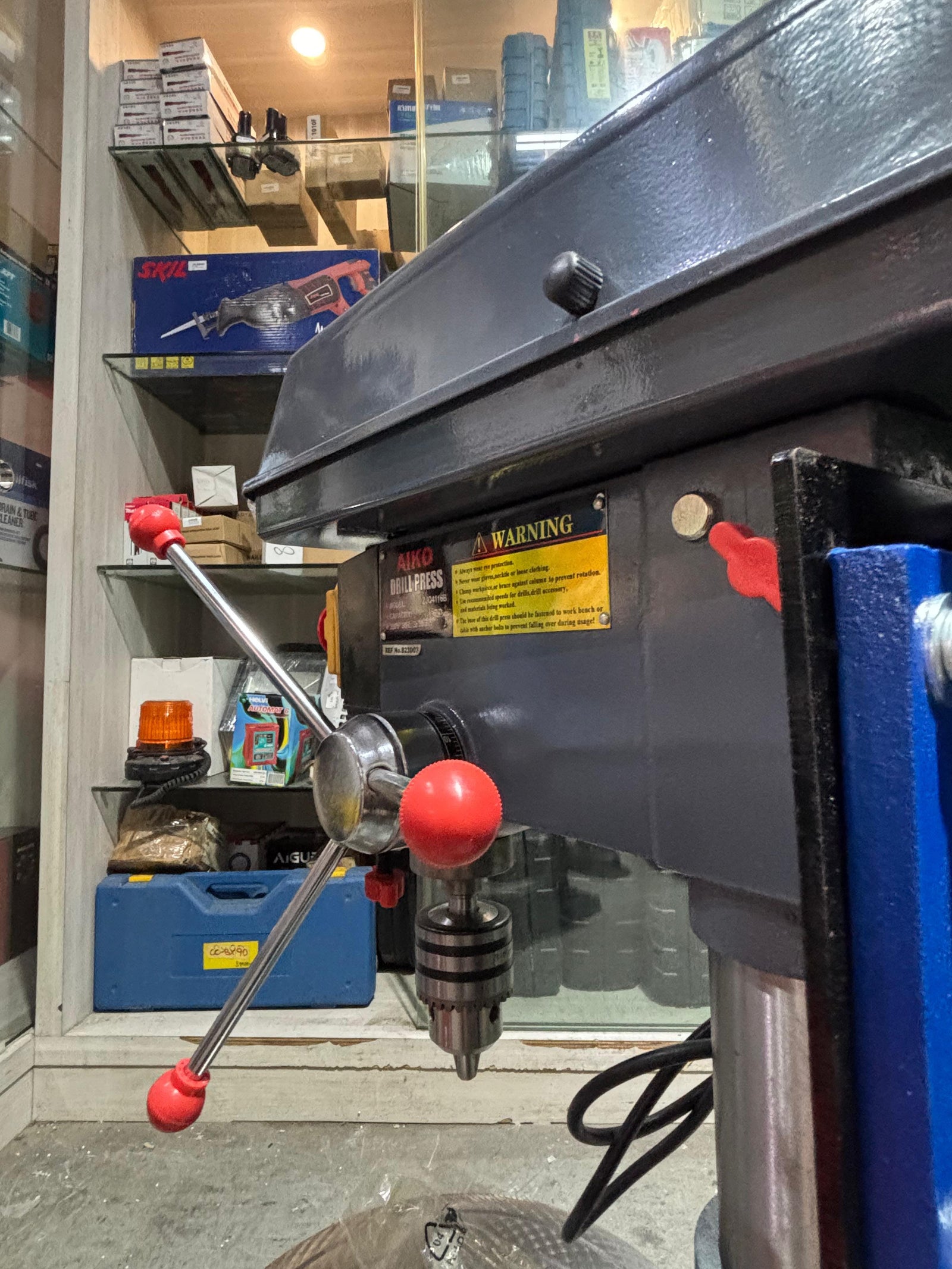 Aiko Drill Press 1HP With JY1HP Motor | Model: 4116-1HP