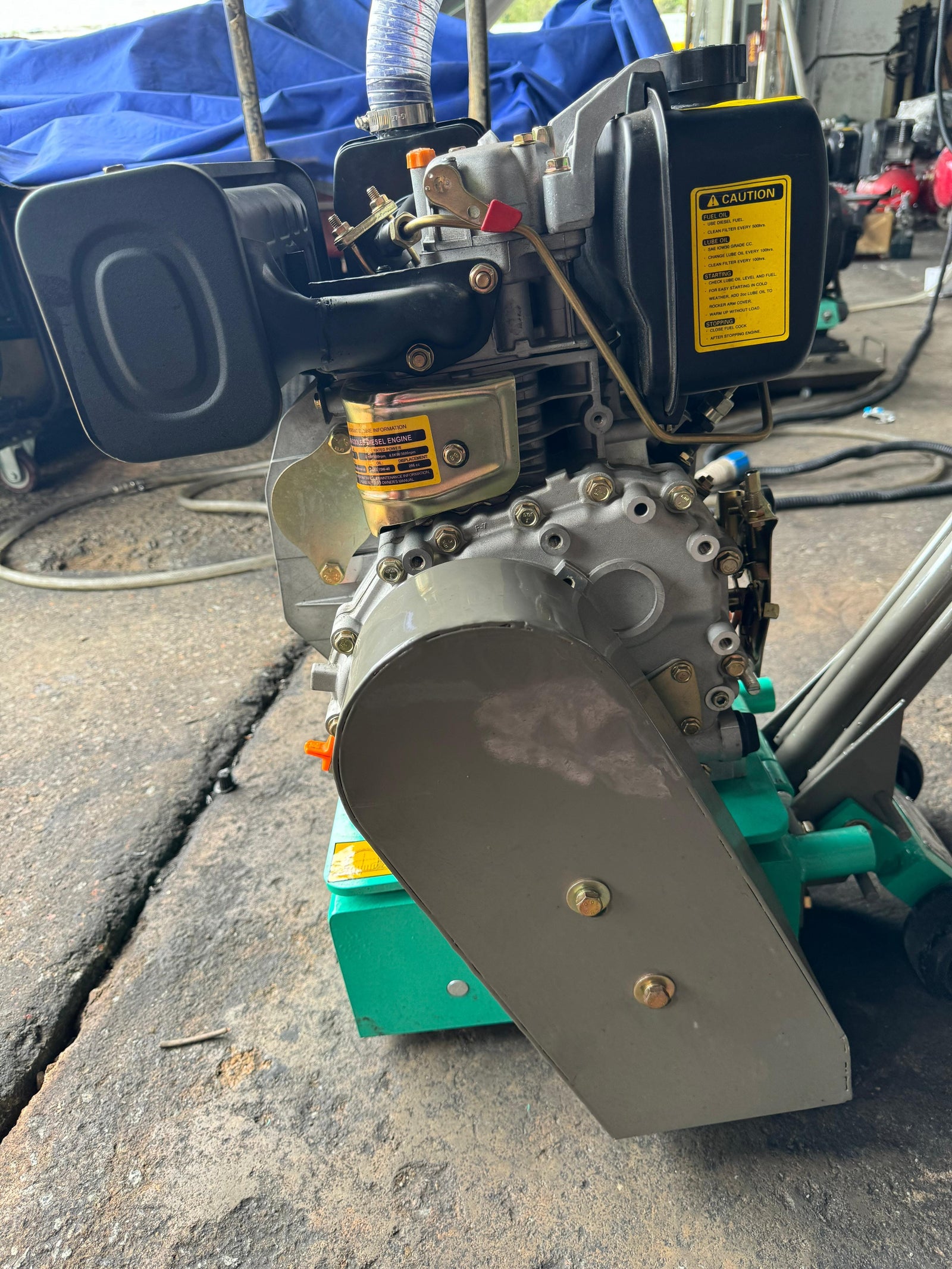 Aiko Floor Scarifying Machine with Diesel Engine 178F Double Air Filte