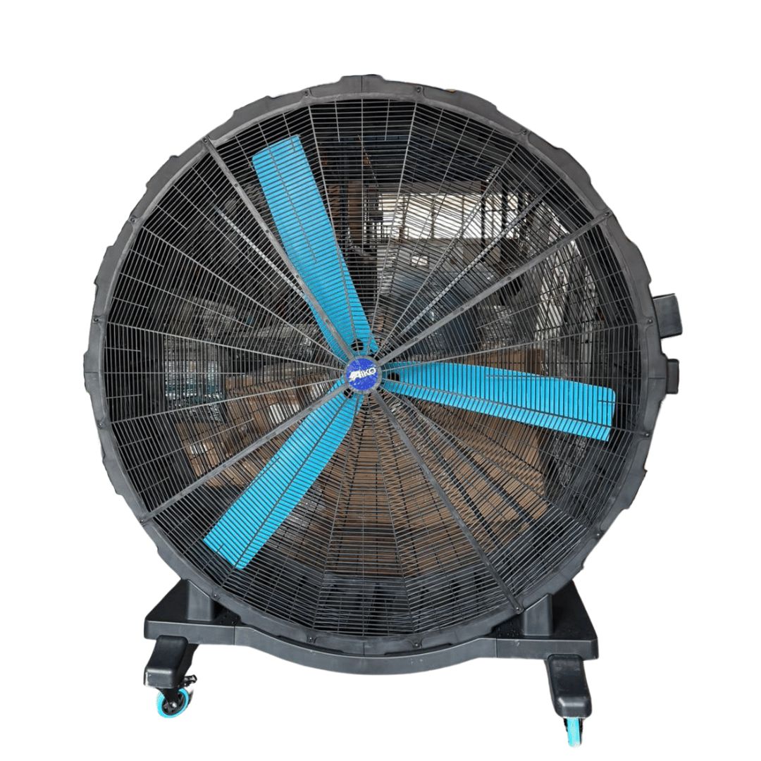 Aiko Large Standing Round Fan 79" 1500mm 970W 220V 200-450rpm | Model: