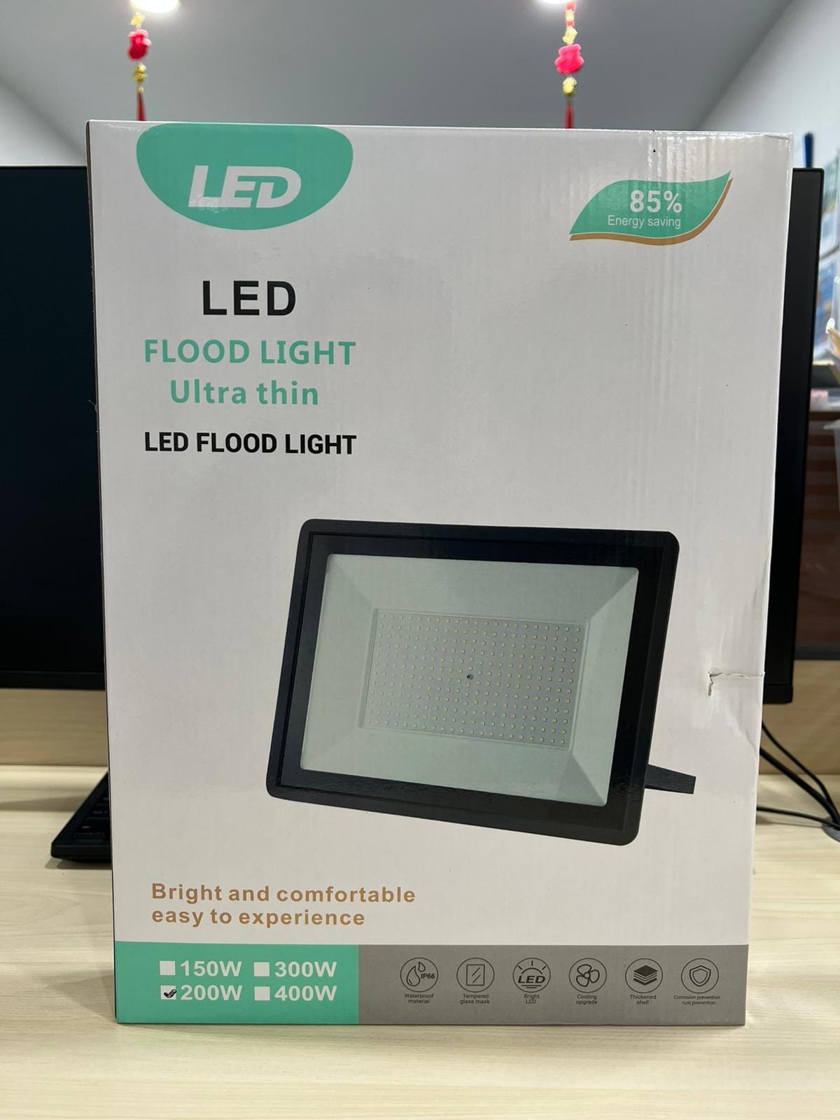 Aiko LED Flood Light 200W (38*28CM) | Model: LED-GYLF200-ST