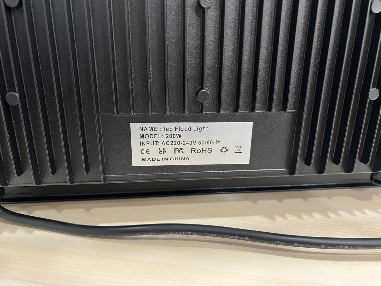 Aiko LED Flood Light 200W (38*28CM) | Model: LED-GYLF200-ST