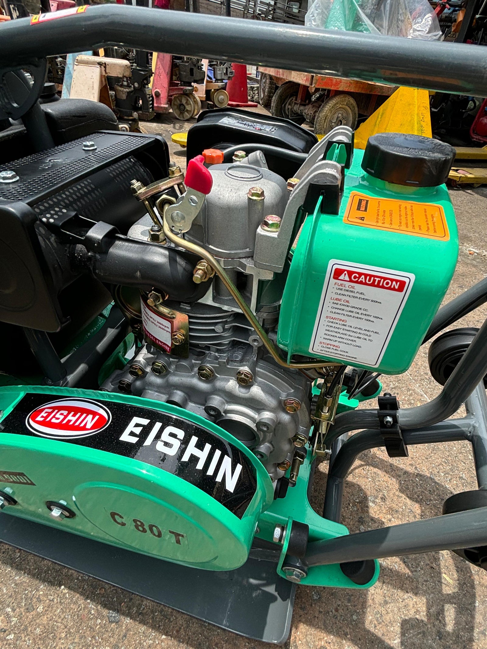 Aiko Plate Compactor T-80T C/W 173F Diesel Engine | Model: T-80T+173F