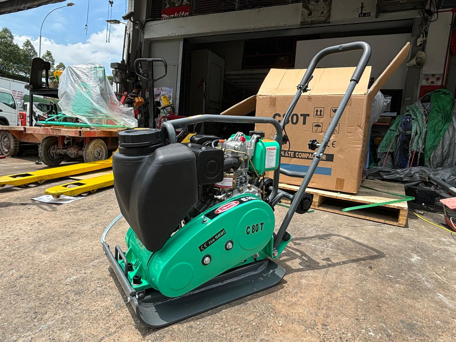 Aiko Plate Compactor T-80T C/W 173F Diesel Engine | Model: T-80T+173F