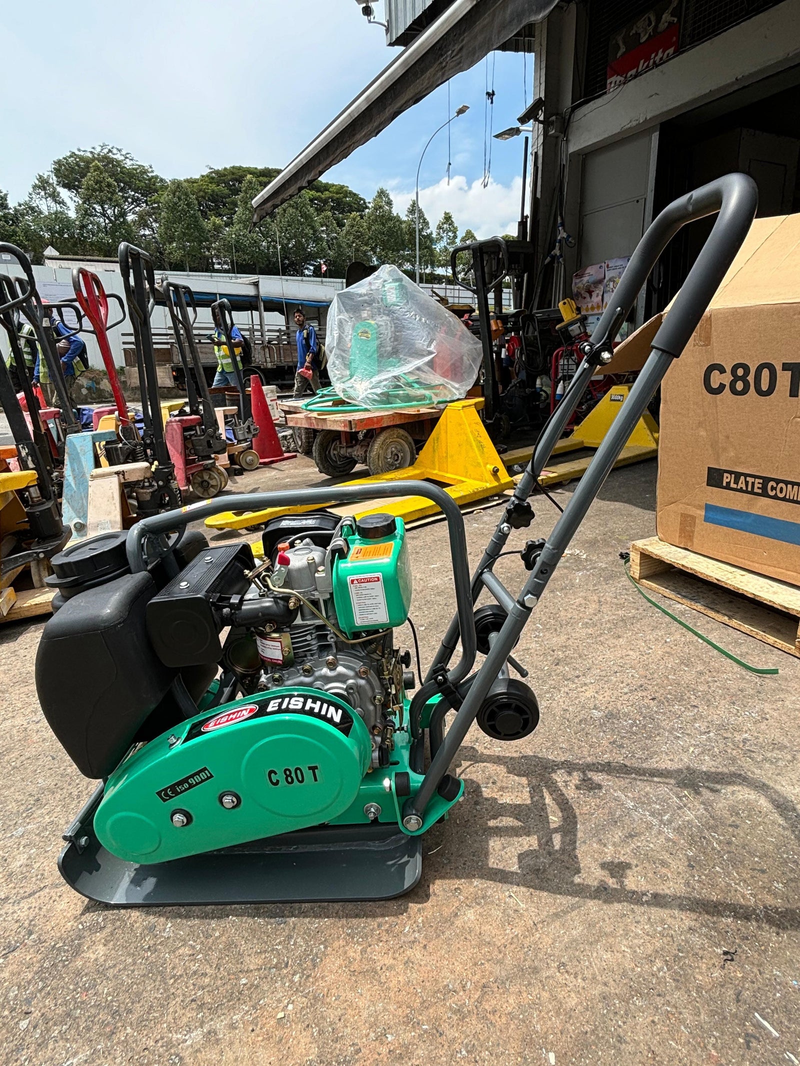 Aiko Plate Compactor T-80T C/W 173F Diesel Engine | Model: T-80T+173F