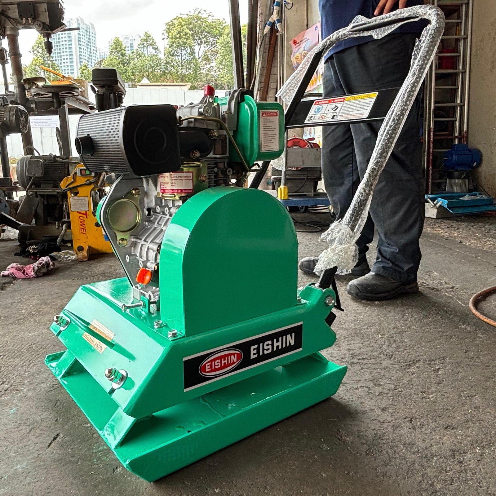 Aiko Plate Compactor T-90B C/W 173F Diesel Engine | Model: T-90B+173F