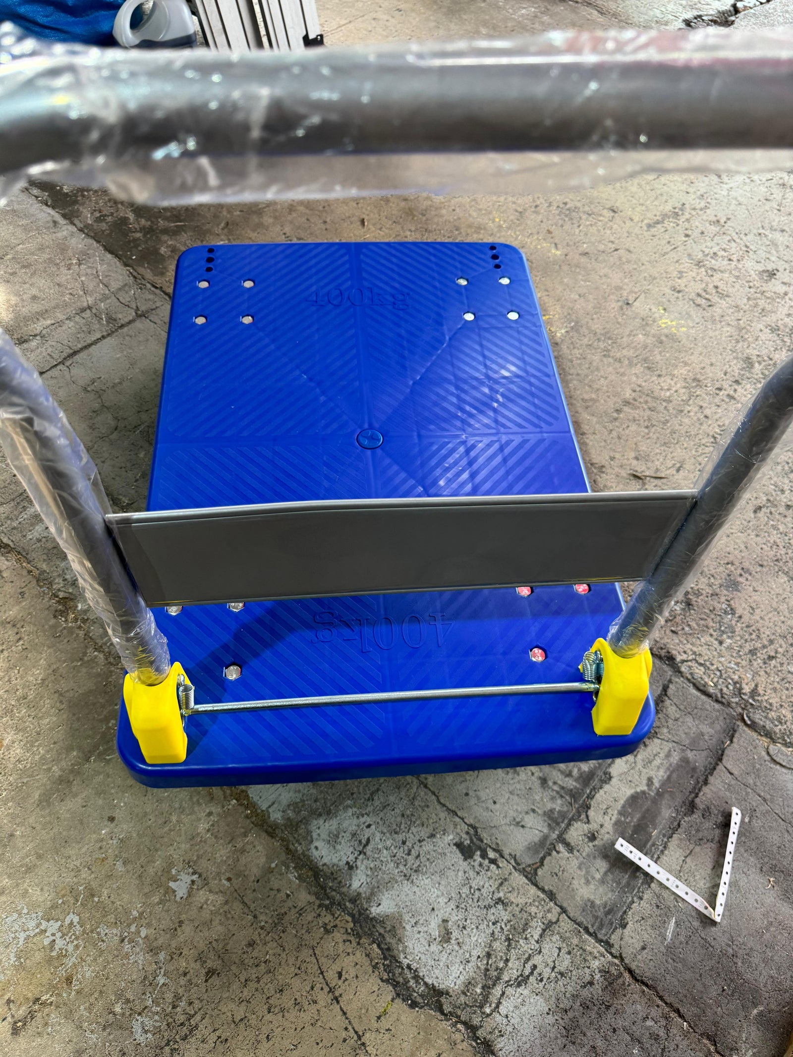 Aiko PVC Plastic Blue Trolley 300kg | Model : TRL-DL300F