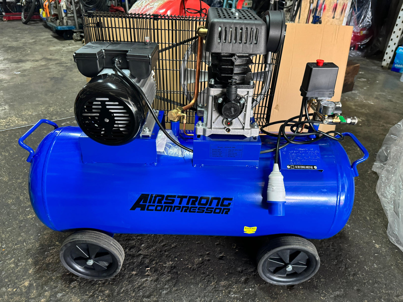 Airstrong 3HP 100L 1 Stage 240V Aluminium Air Compressor | Model : ASS