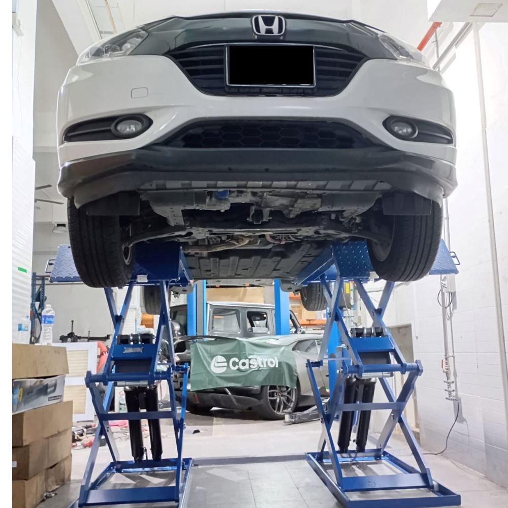 Airstrong Full Rise Car Scissor Lift U-B40AY 15V 50Hz with Installatio