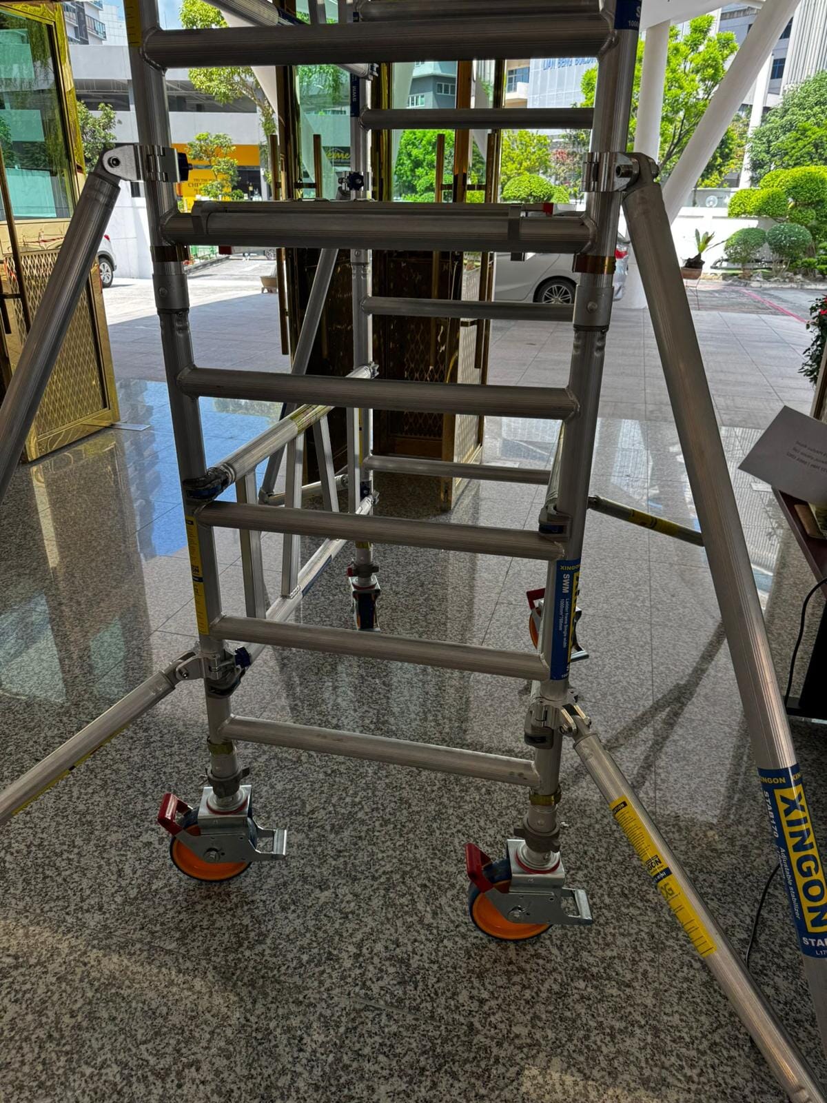 Alum Mini Scaffolding (Platform : 5.3m) Working Height 7.3m With Assy