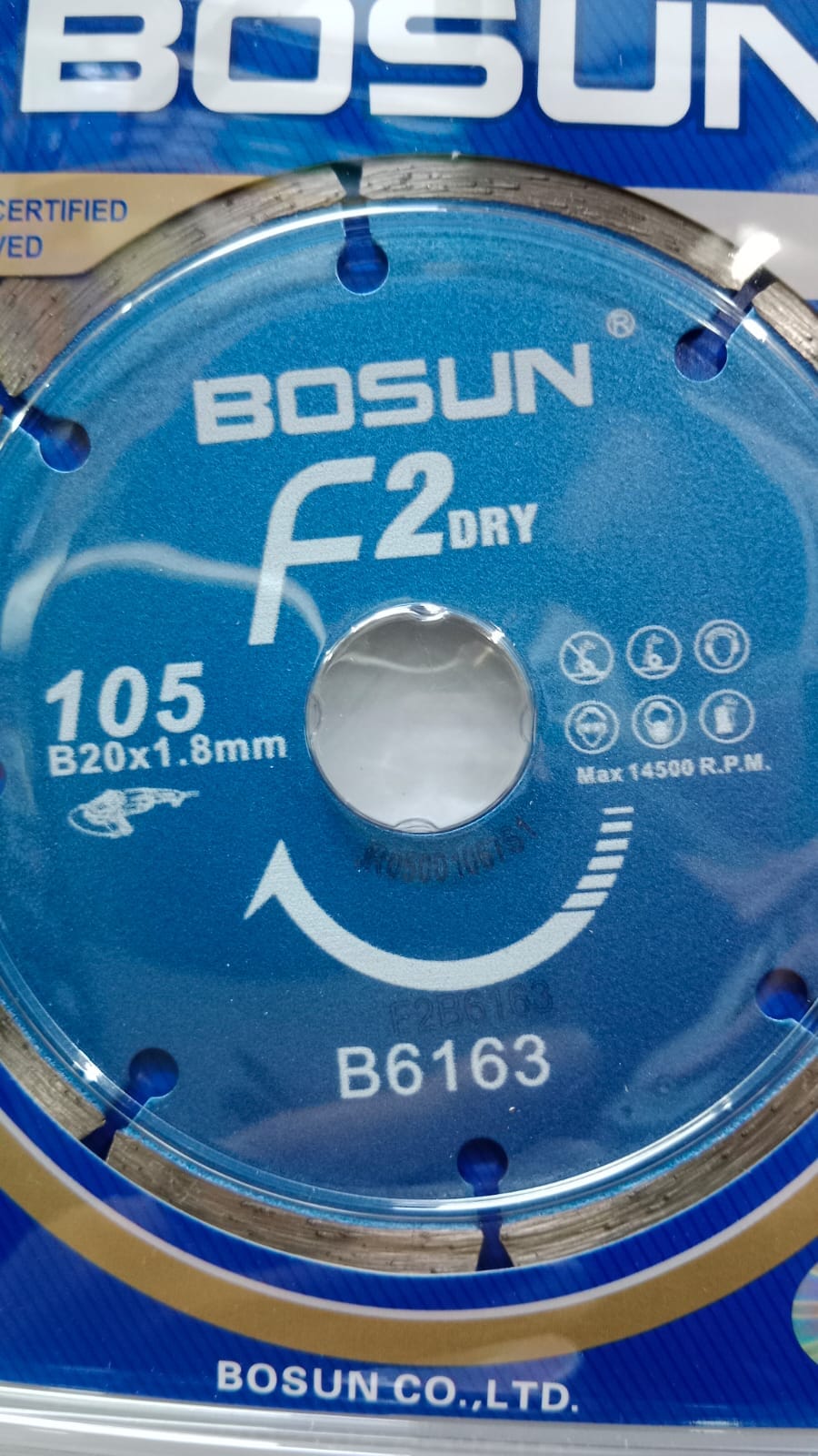 Bosun 4" 6163 (F2) Diamond Blade