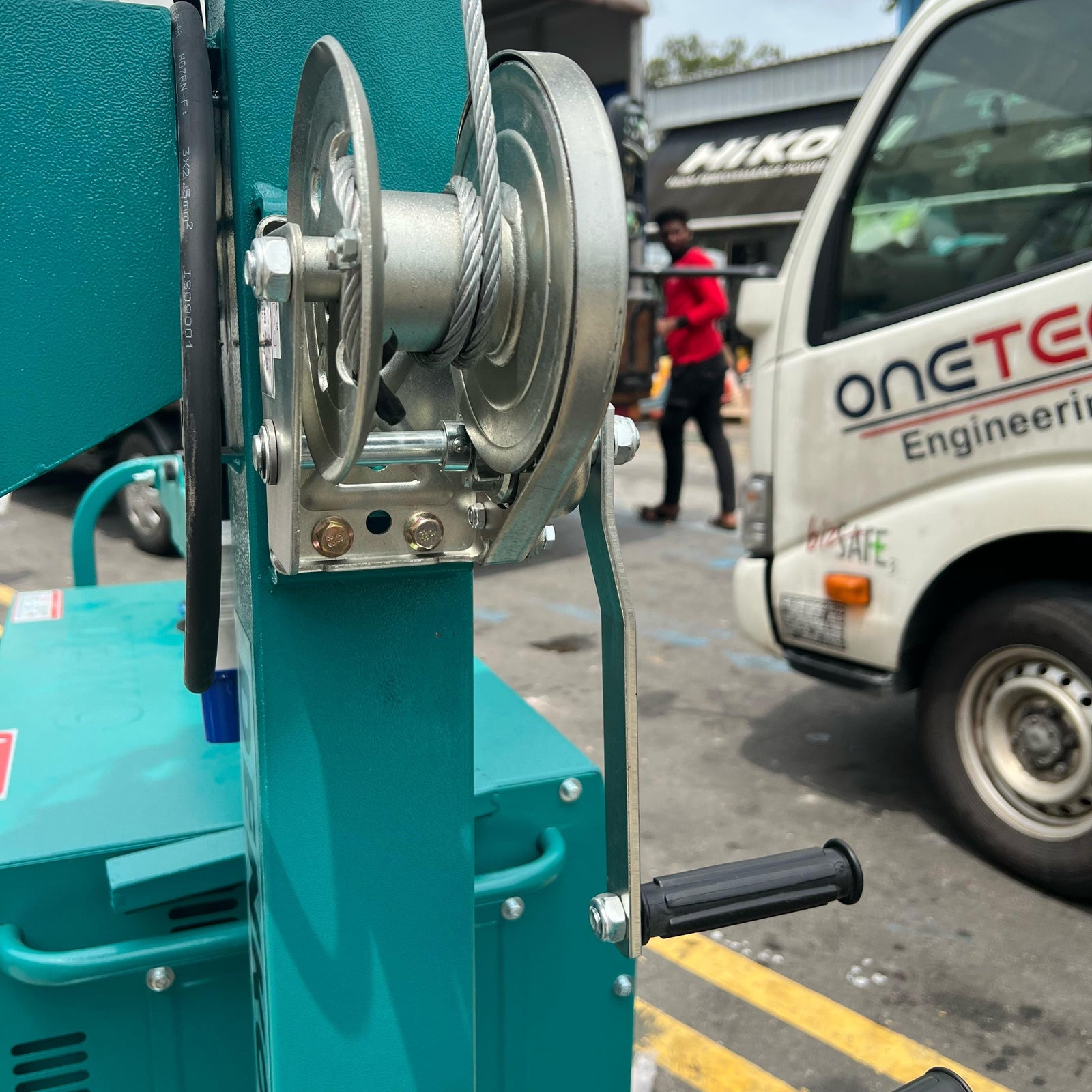 Denko 4x400W Tower Light Come With Denko Generator KDE6500T & NS40 Bat