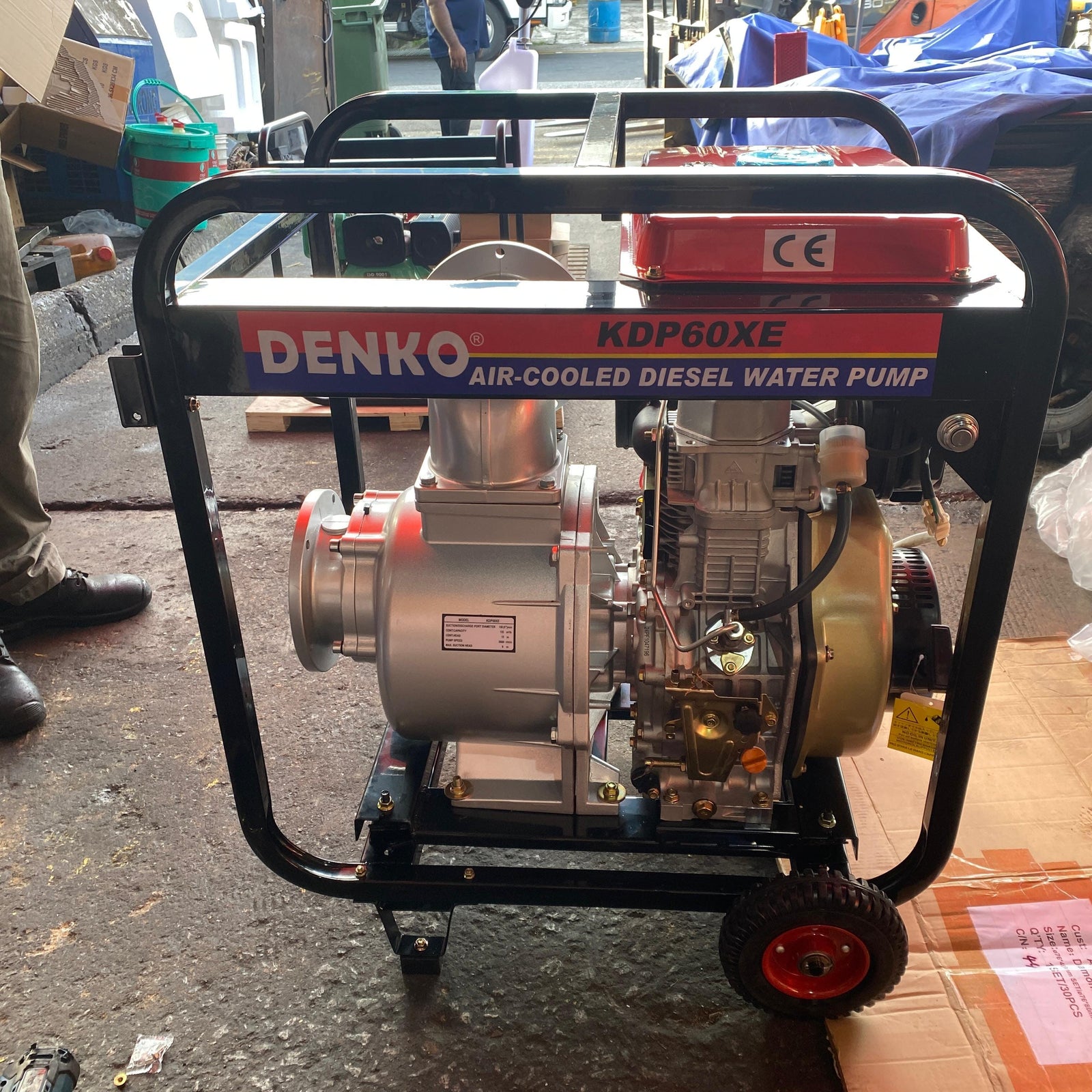 Denko Diesel Water Pump 6" C/W NS40 Battery | Model: KDP60XE