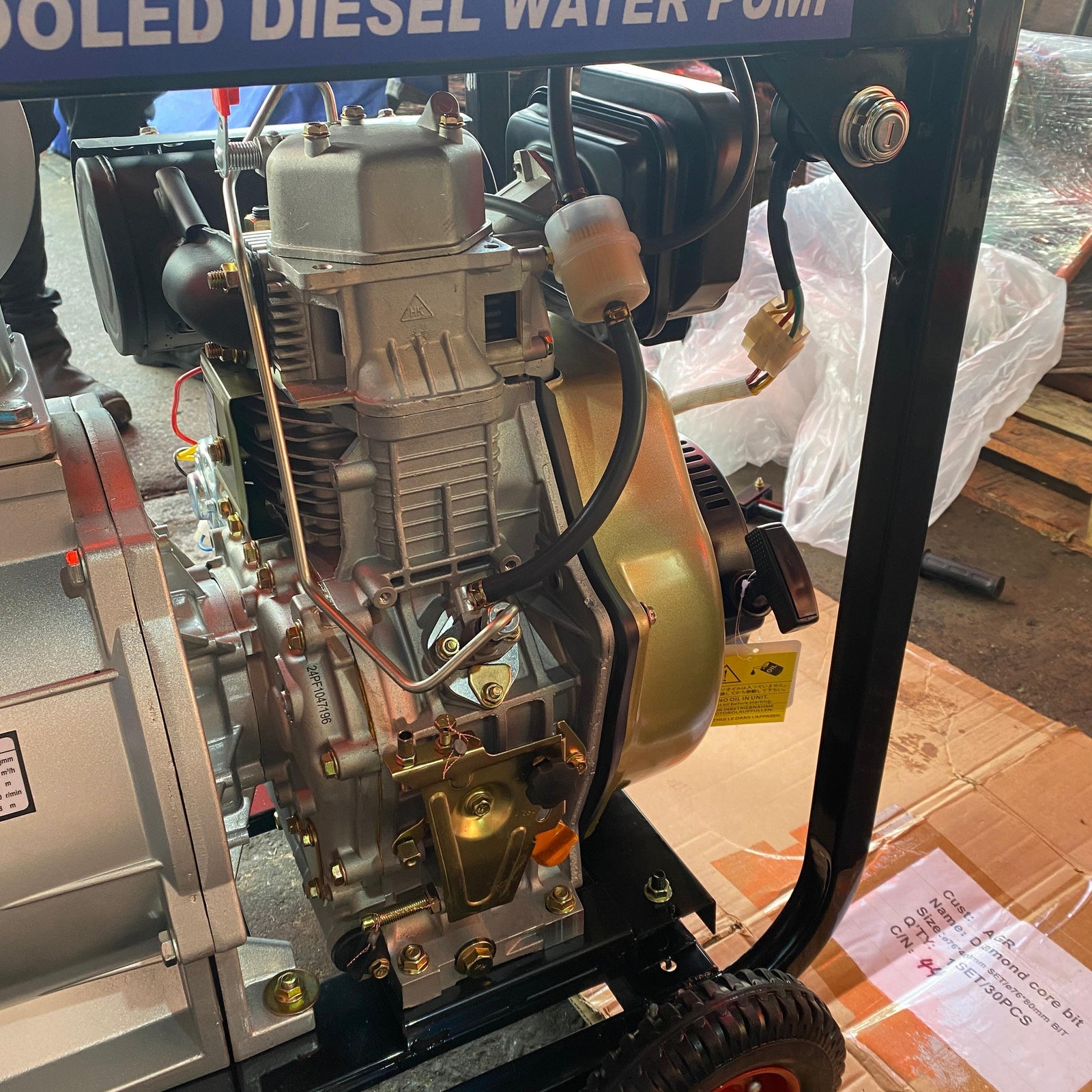 Denko Diesel Water Pump 6" C/W NS40 Battery | Model: KDP60XE