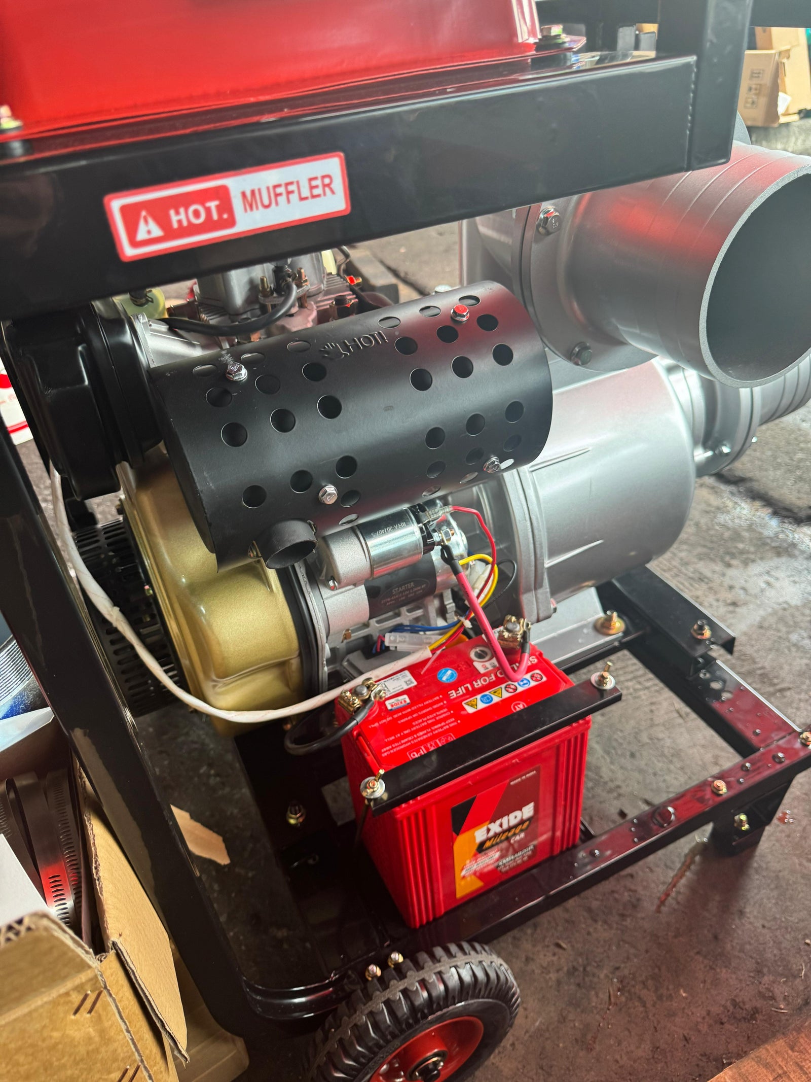 Denko Diesel Water Pump 6" C/W NS40 Battery | Model: KDP60XE