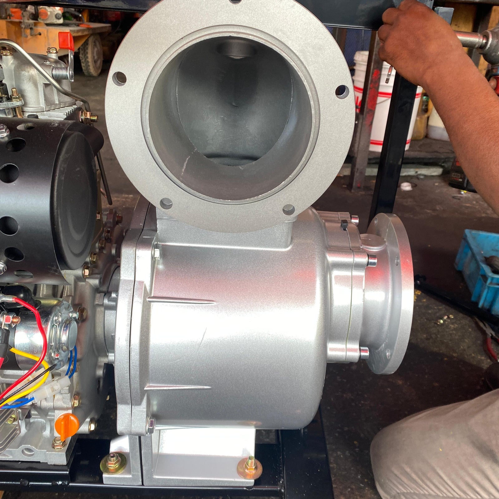 Denko Diesel Water Pump 6" C/W NS40 Battery | Model: KDP60XE