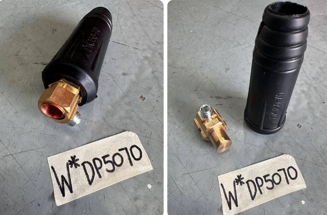 Dinse Plug Male Welding Cable Connector | Model : W*DP