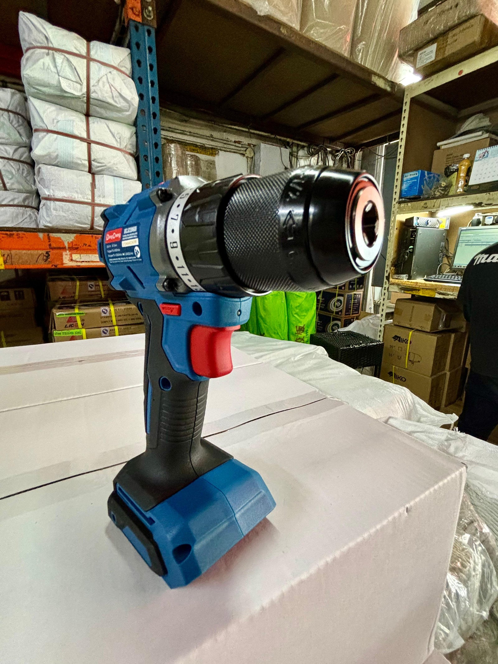 Dong Cheng 20V Cordless Impact Wench and Drill Set (Combo Kit) | Model