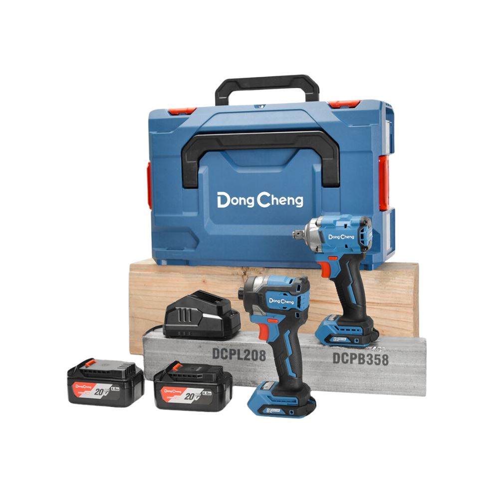 Dong Cheng 20V Impact Wench and Driver Set (Combo Kit) (No Warranty)