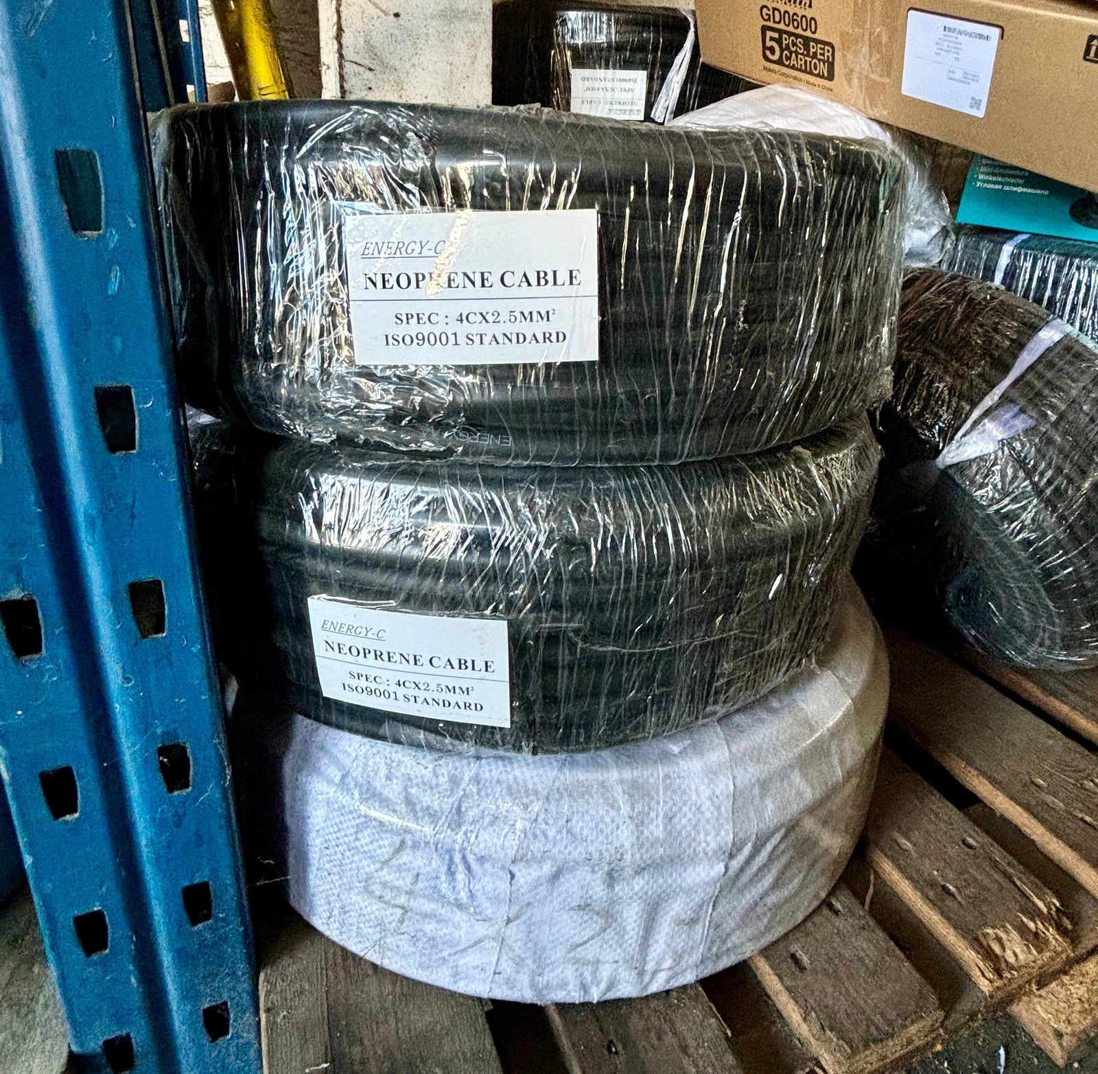 Energy 4X2.5MM 91M Copper Neoprene Cable | Model: CAB-NC425-G91