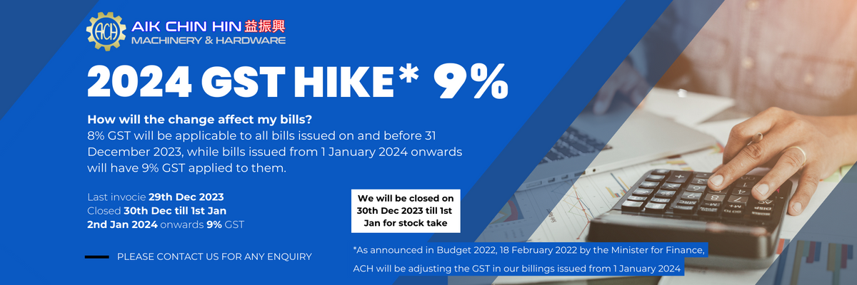 Aik Chin Hin Machinery | Singapore Best Hardware Store