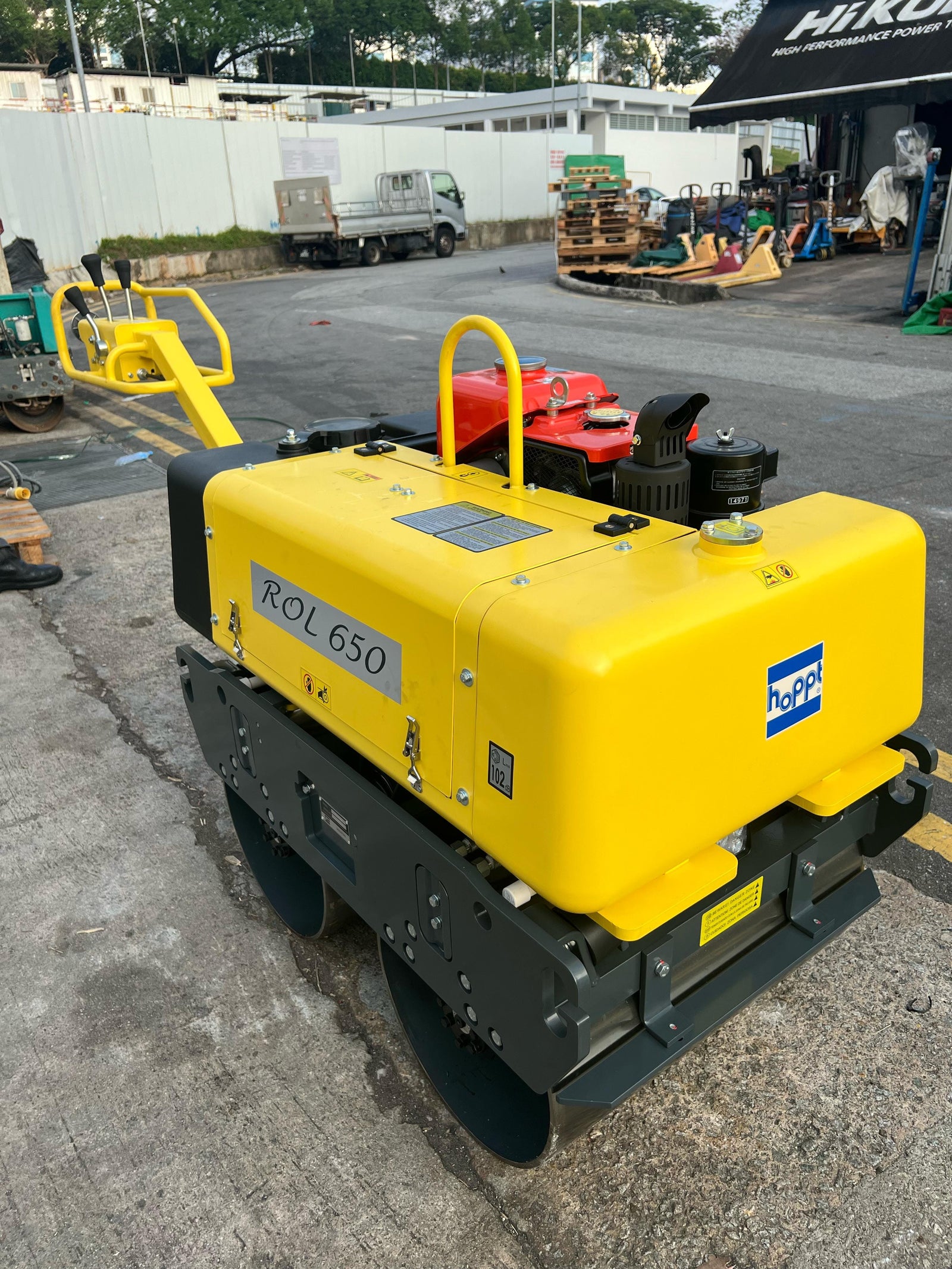 Hoppt Double Road Roller (650kg) C/W Kubota Water-Cooled Diesel Engine