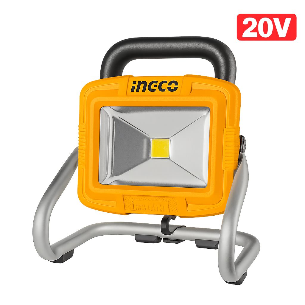 INGCO Work Lamp LI-ION 20V 1800 Lumens #CWLI2002 (Battery and Charger