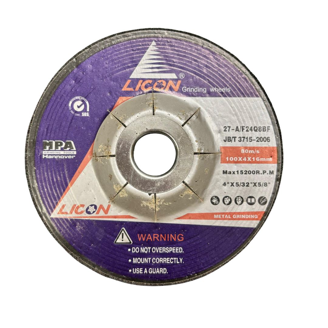 Licon Grinding Disc 4" 4mm | Model : GD-L044