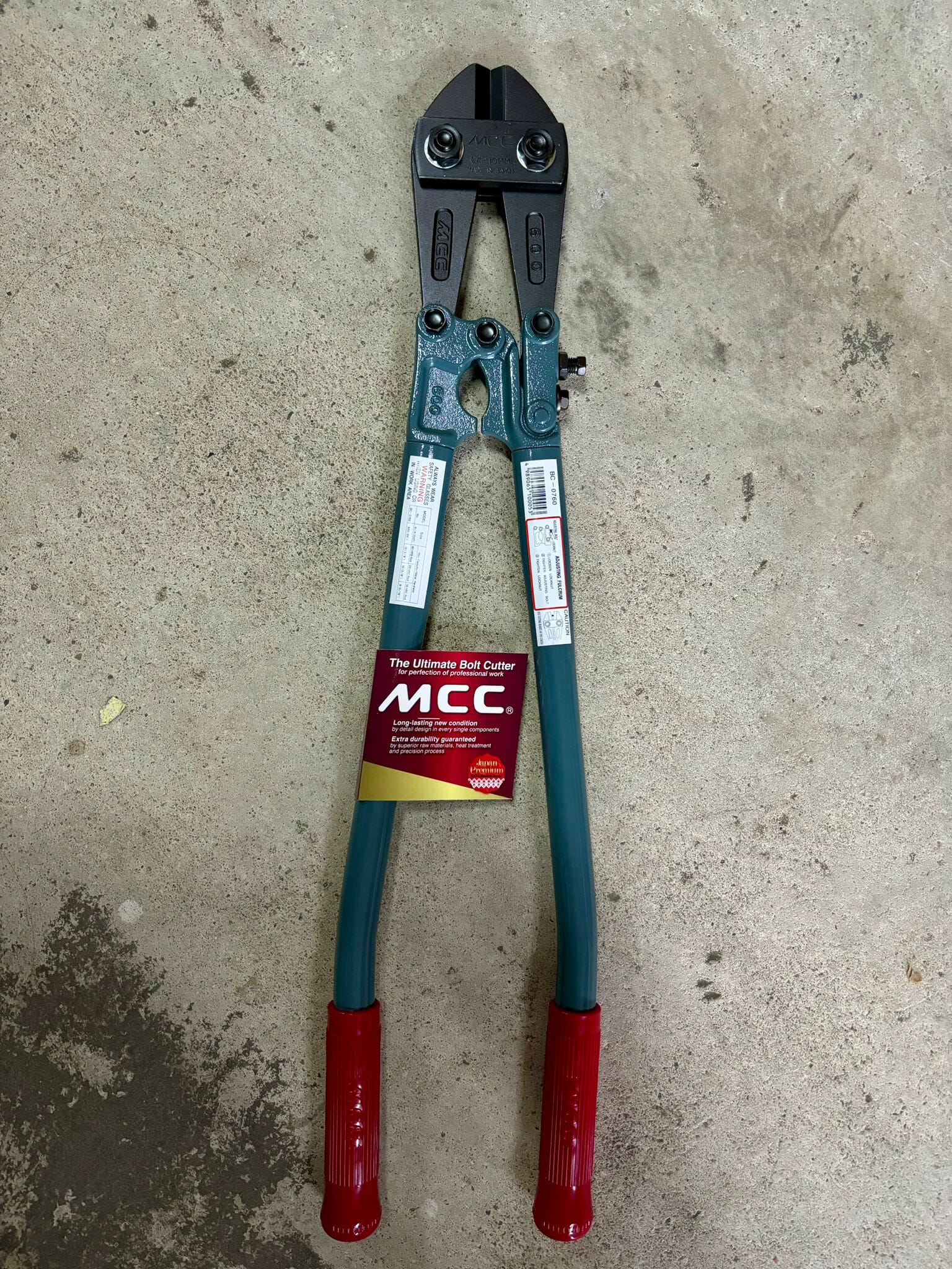 MCC Bolt Cutter 24" 600mm (Clipper Cut) | Model: MCC-BC-0760