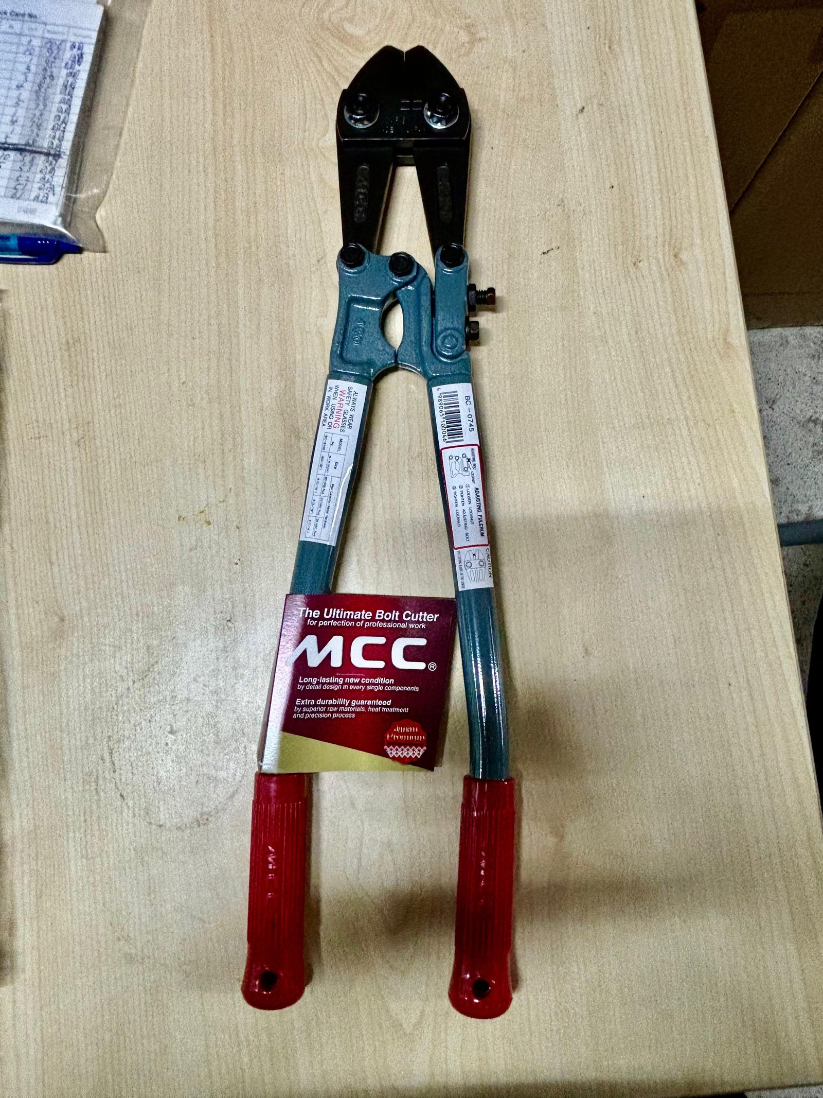 MCC Bolt Cutter 18"450mm (Clipper Cut) | Model: MCC-BC-0745
