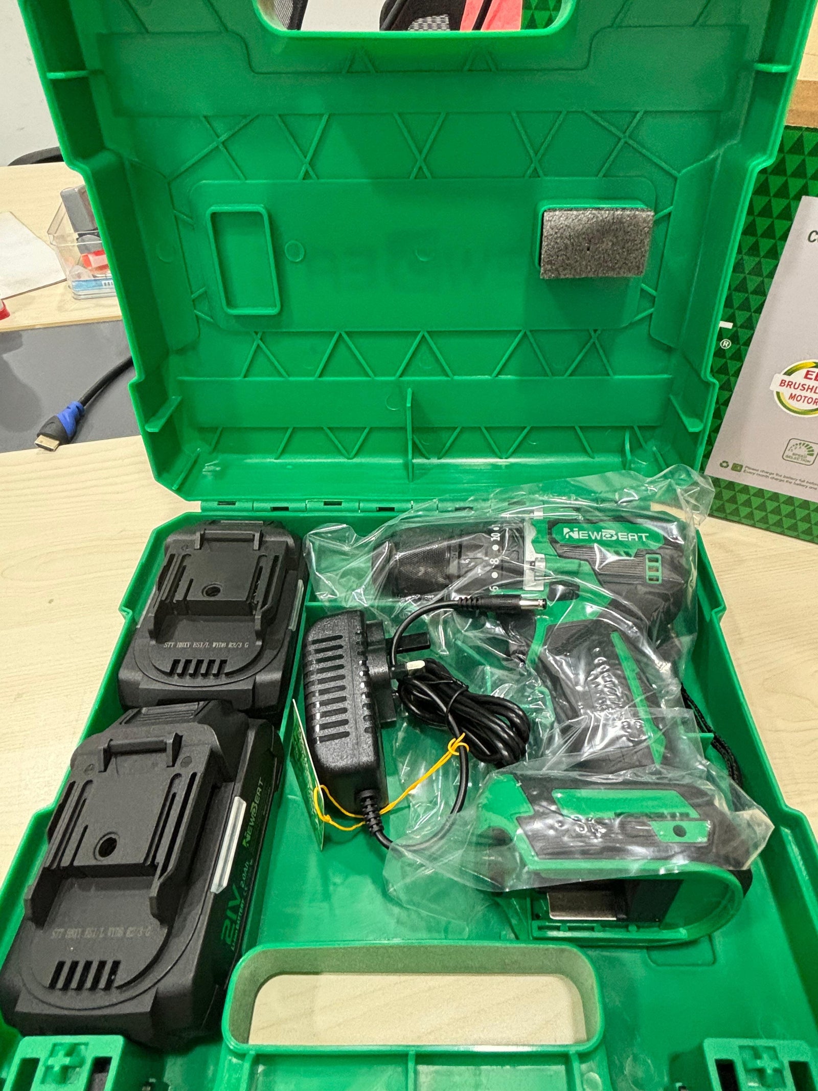 NEWBEAT 21V Cordless Impact Drill Brushless | Model : NBT-CID-21D-BL