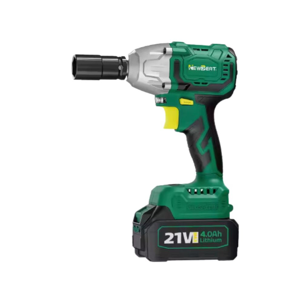 NEWBEAT 21V Cordless Impact Wrench (Brushless) 300N.m C/W 2 Battery