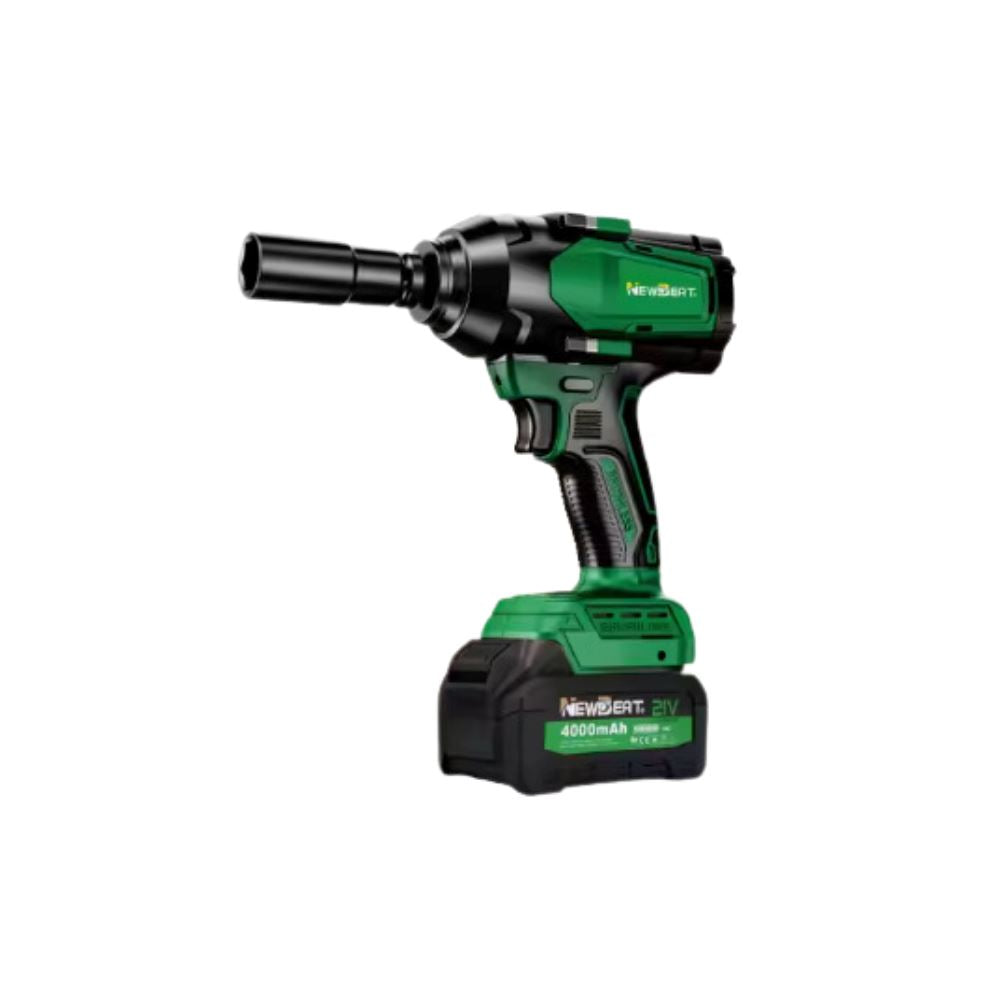 NewBeat 21V Cordless 1/2" 700 NM Impact Wrench (Brushless) C/W 2 Batte