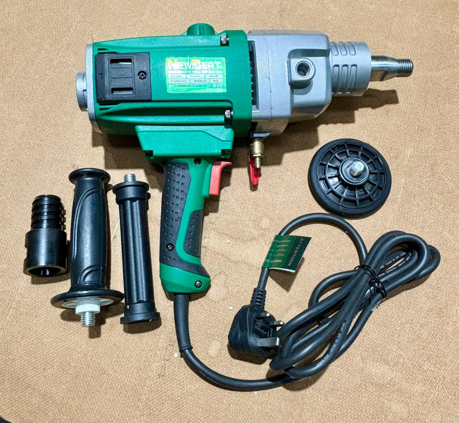 Newbeat 2200W Handheld Diamond Coring Drill 160mm | Model : NBT-DCD-16