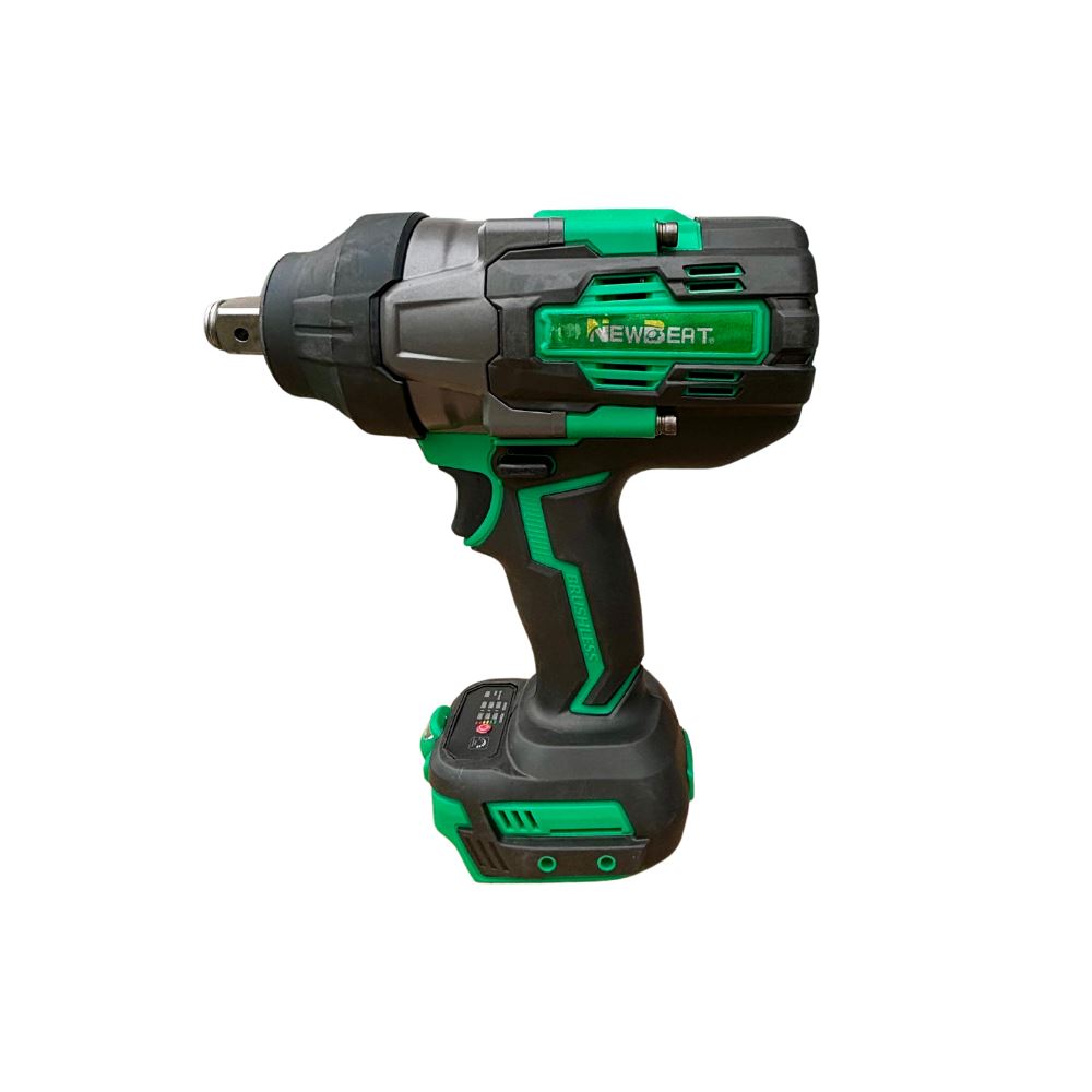 Newbeat 3/4" Cordless Impact Wrench (BL) SQ DR 21V 1300N.m C/W 2 Batte