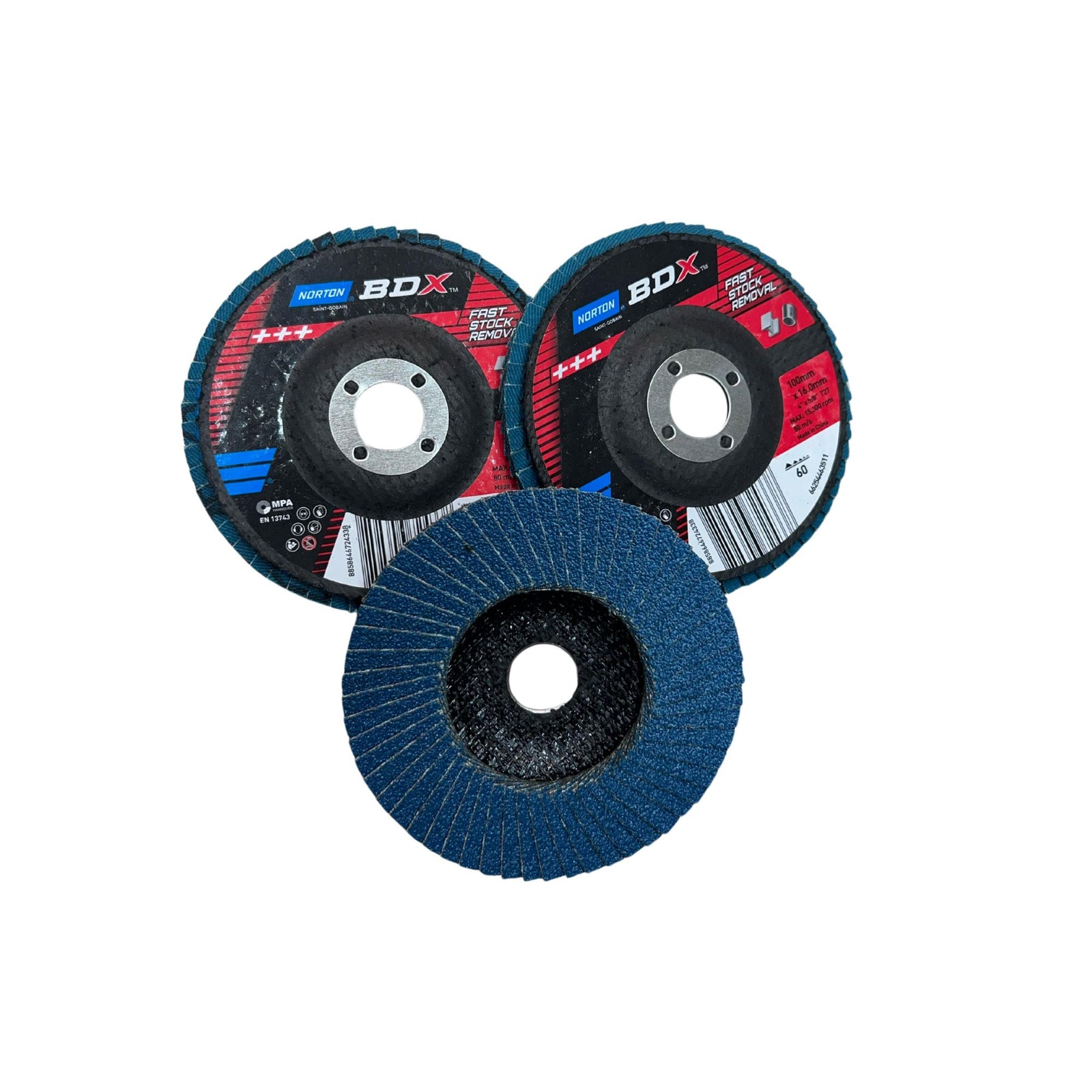 Norton Flap Disc P80 (71416080) For SS 4" (USA Brand) | Model: FLAP-NT