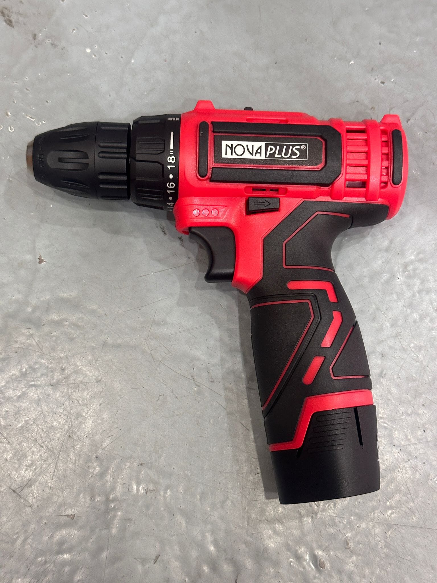 Nova Plus (Novaplus) Cordless Drill 12V Come With 2 Battery (1.5Ah)
